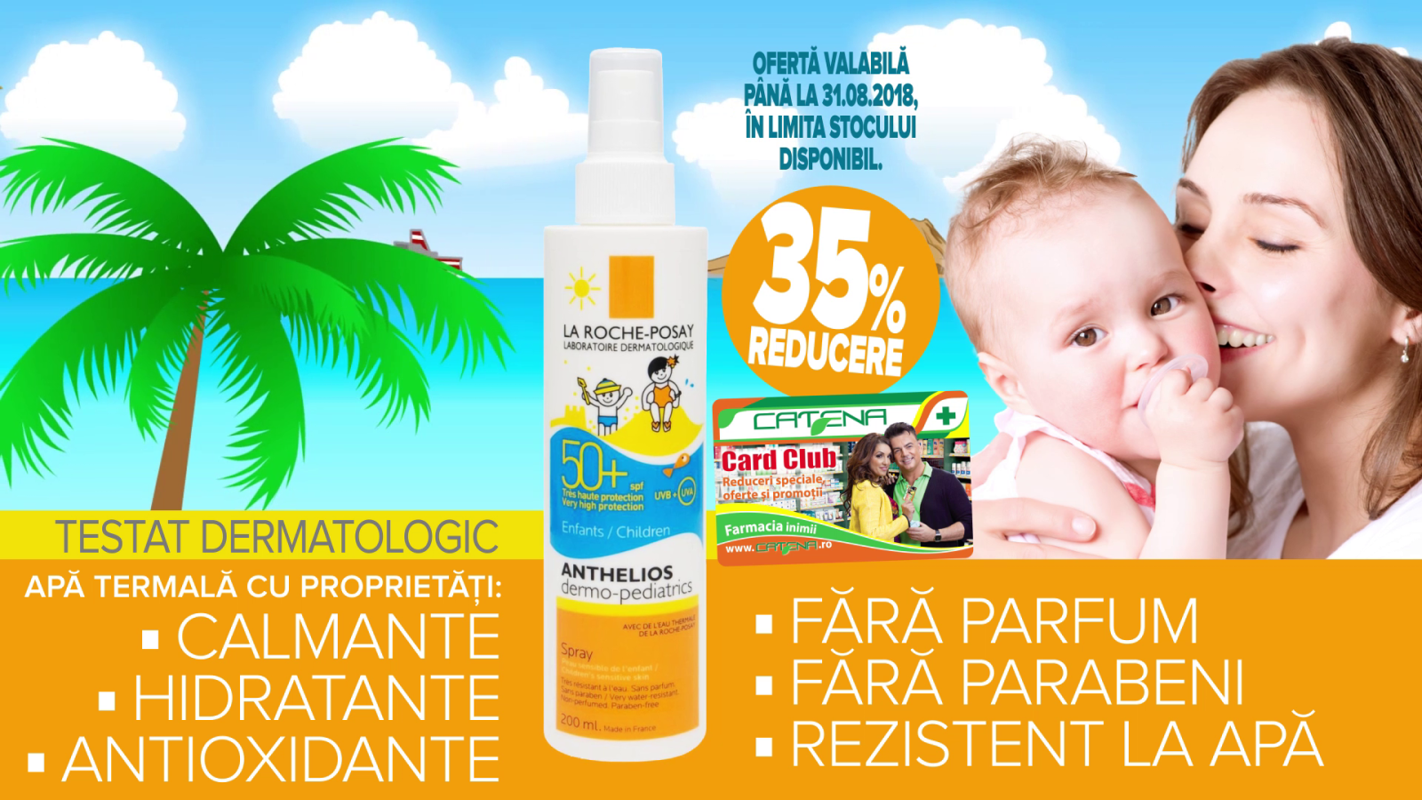 LRP Anthelios Dermo-Pediatrics Spray copii SPF 50 - Sensosanatate