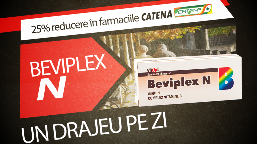 Beviplex N, 30 DRJ, 25 % reducere - Sensosanatate